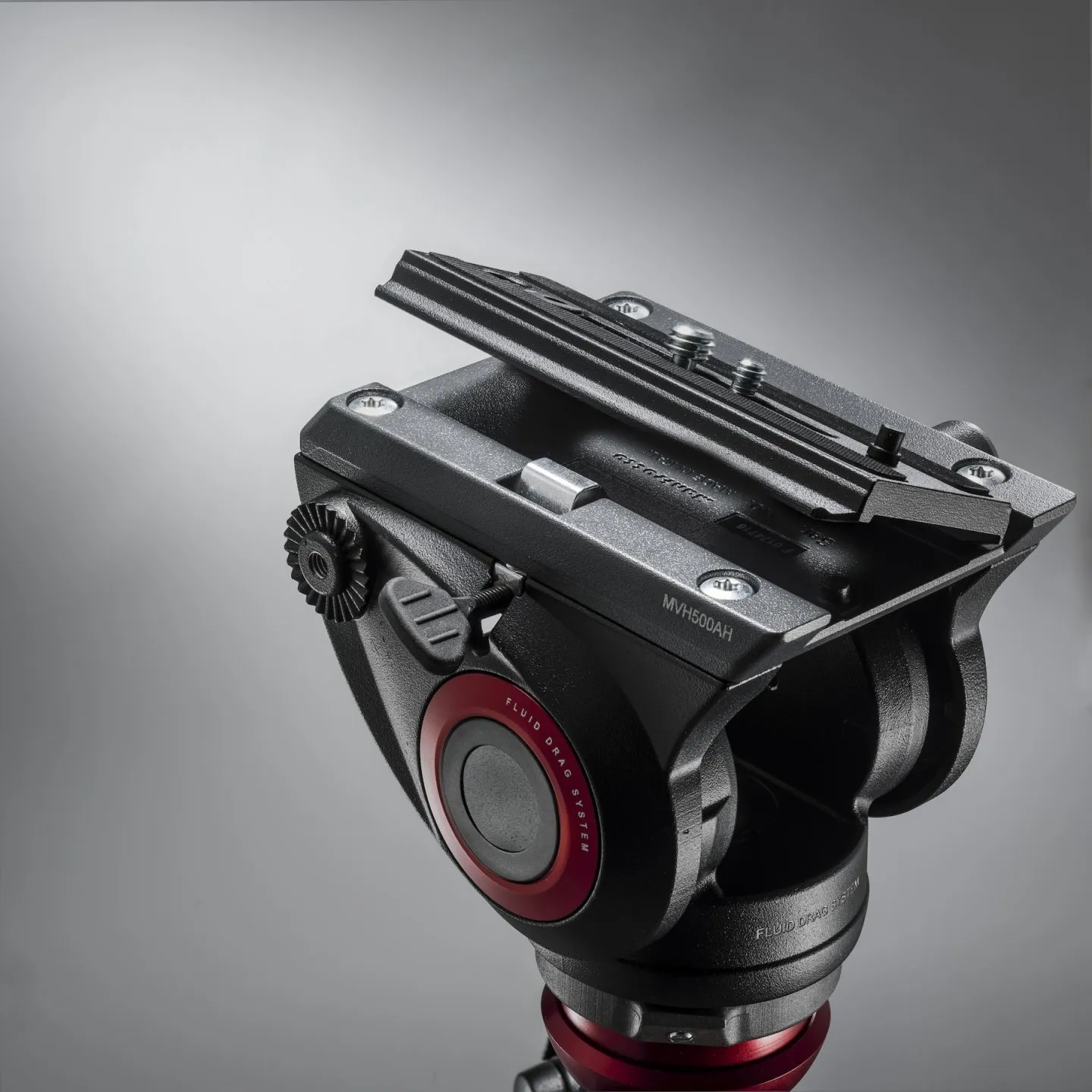 Manfrotto Lightweight Fluid Tripod Video head with Flat Base - MVH500AH ...