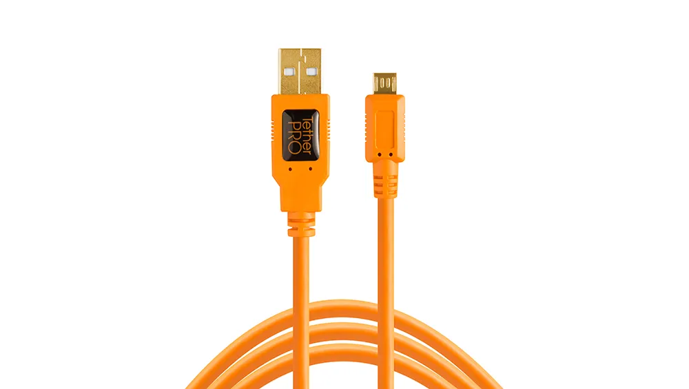 TetherPro USB 2.0 to Micro-B 5-Pin - Tether Tools Cable | Tether Cables ...