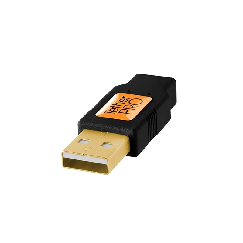 Tether Tools USB 2.0 to Mini B 5 Pin Black (4.6m) CU5450 | Tether ...