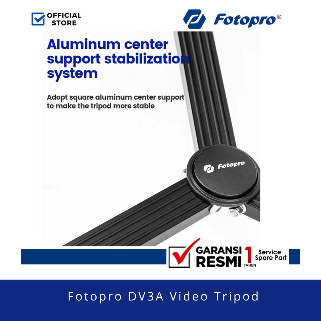 Fotopro DV3A Tripod Video Kamera DV-3A | Tripod dan Monopod | Tas ...